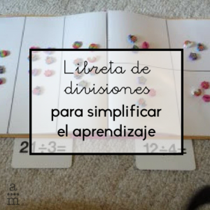 Libreta de divisiones para simplificar el aprendizaje