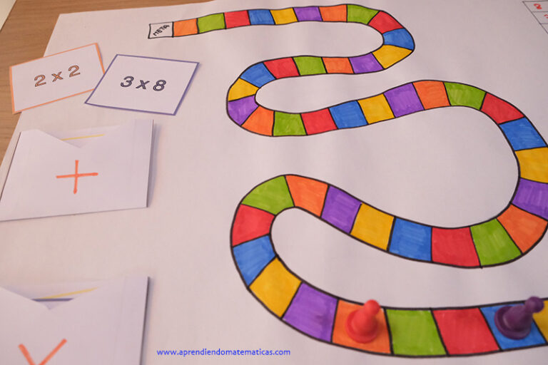 Juego de mesa para practicar las tablas de multiplicar [Instrucciones] - AM